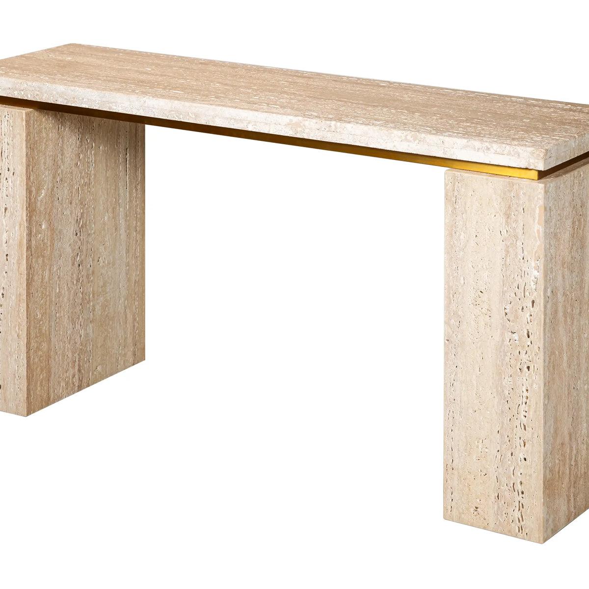 Travertine Marble Console Table – Koala Living